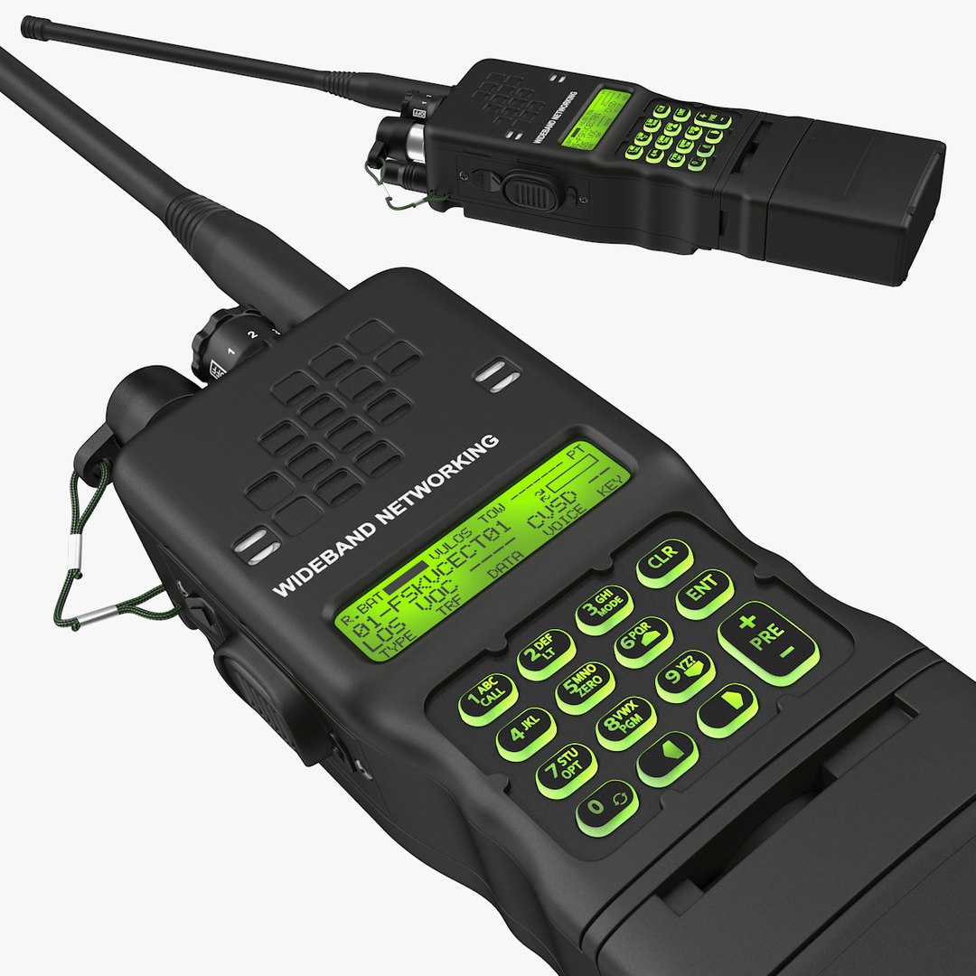 3D Military Walkie-talkie - TurboSquid 1469191