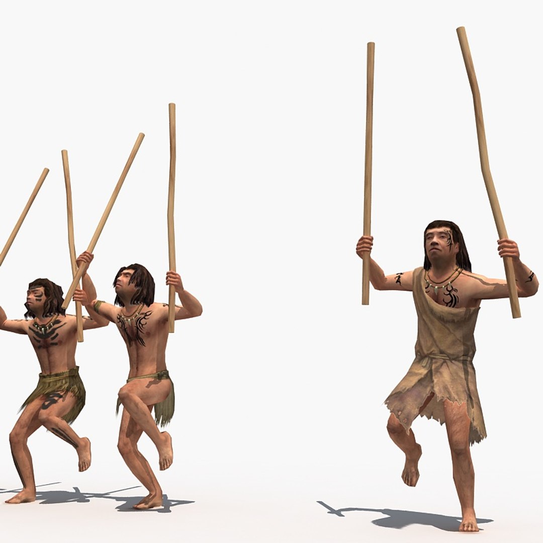 3D primitive man - TurboSquid 1514232