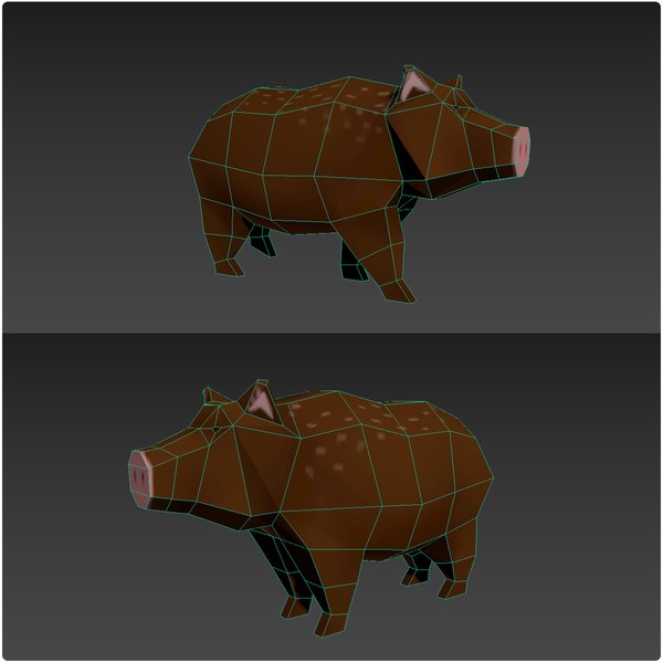 3D boar animation rigged - TurboSquid 1566221