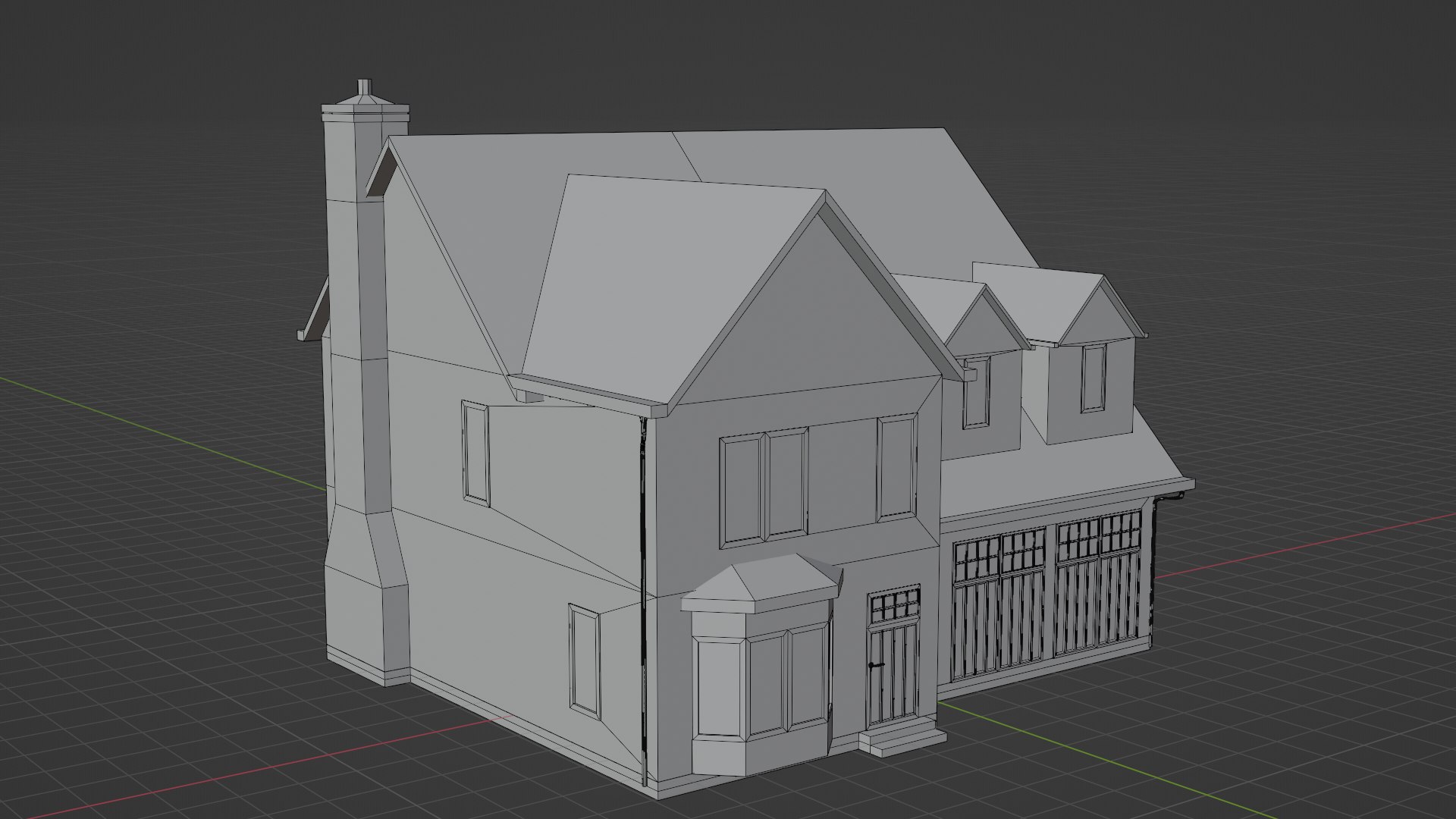 British House Design Collection 3D Model - TurboSquid 2131863