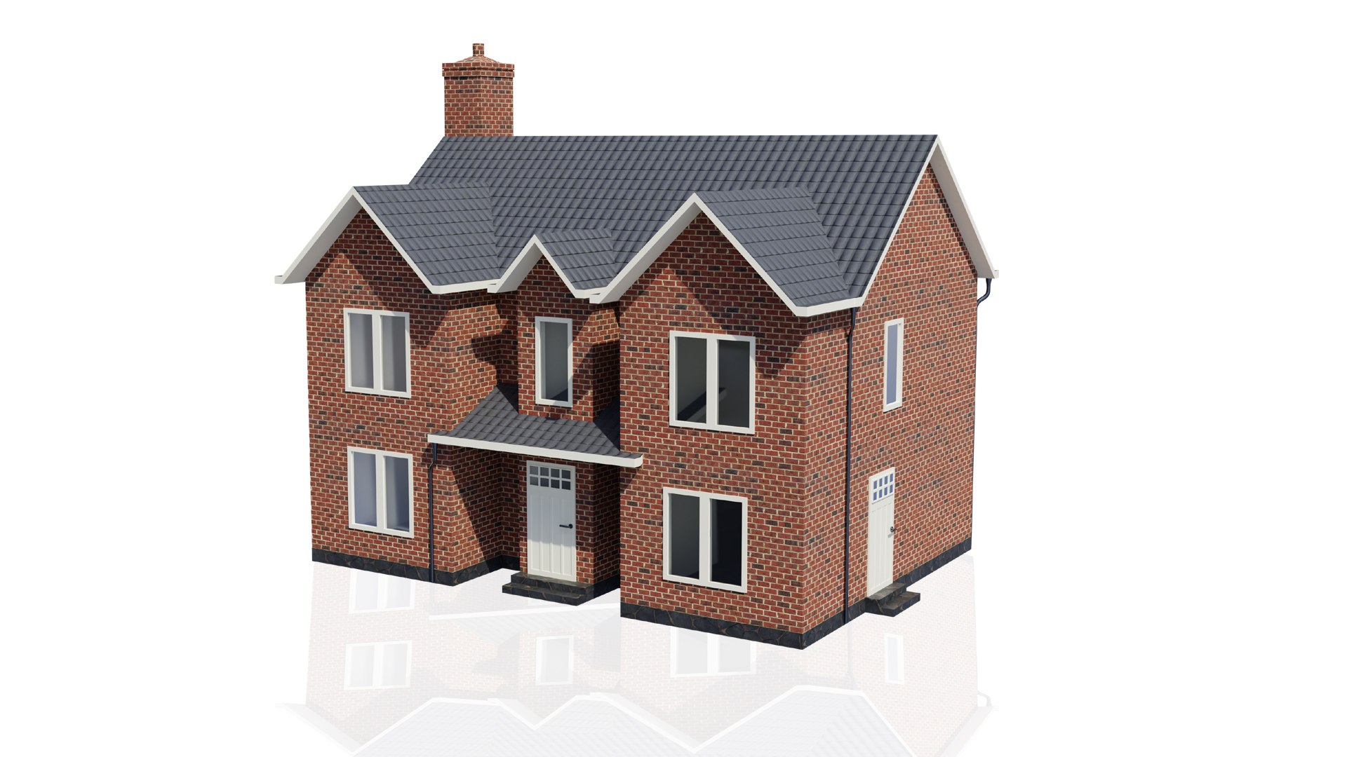 British House Design Collection 3D Model - TurboSquid 2131863