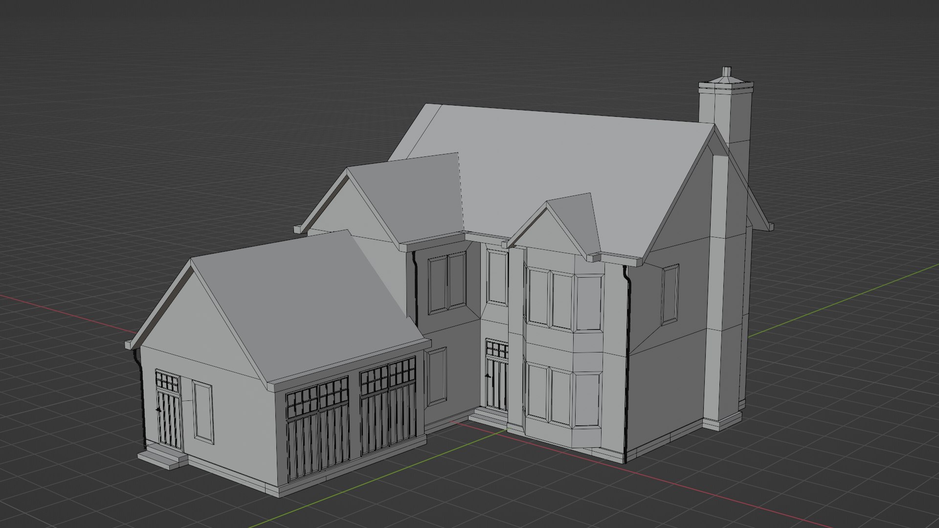 British House Design Collection 3D Model - TurboSquid 2131863