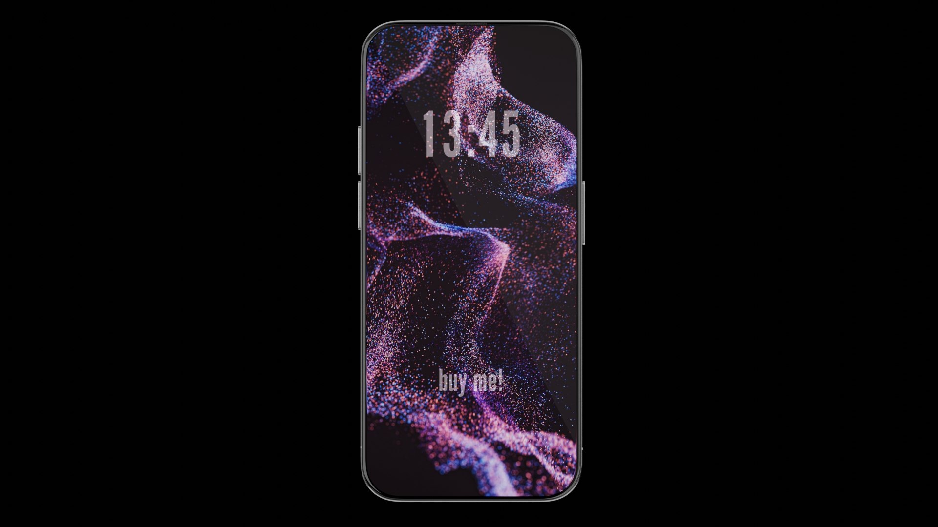 Generic smartphone 3d model with frameless modern screen 3D model ...