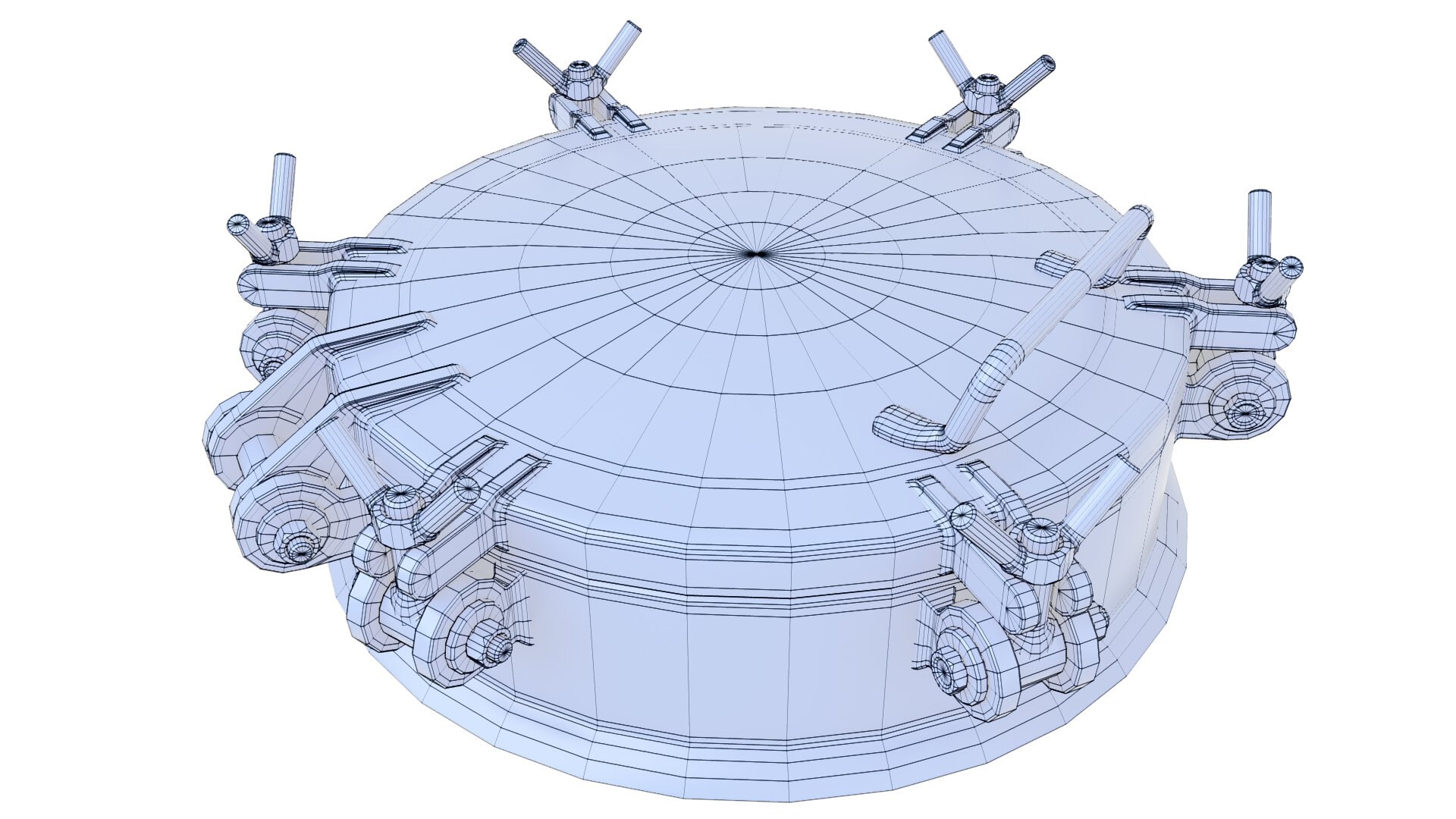 3D Hatches Manholes V2 - TurboSquid 2412256