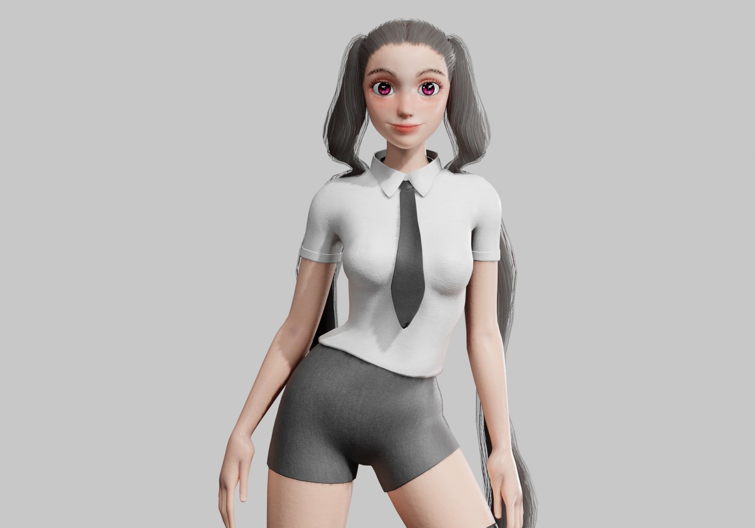 3D Cool Cute Woman V26705 - TurboSquid 2280964