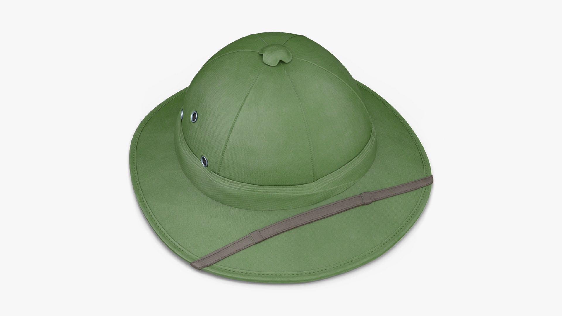 3D Pith Helmet Green Model - TurboSquid 2395934