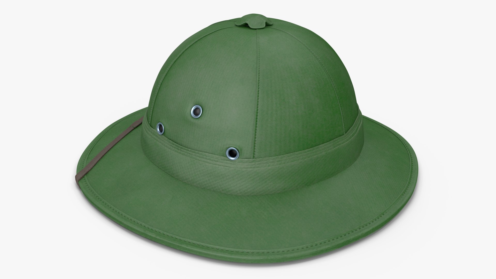 3D Pith Helmet Green Model - TurboSquid 2395934