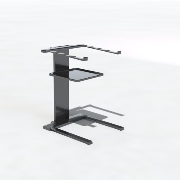 laptop stand dj 3d 3ds