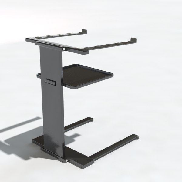 laptop stand dj 3d 3ds