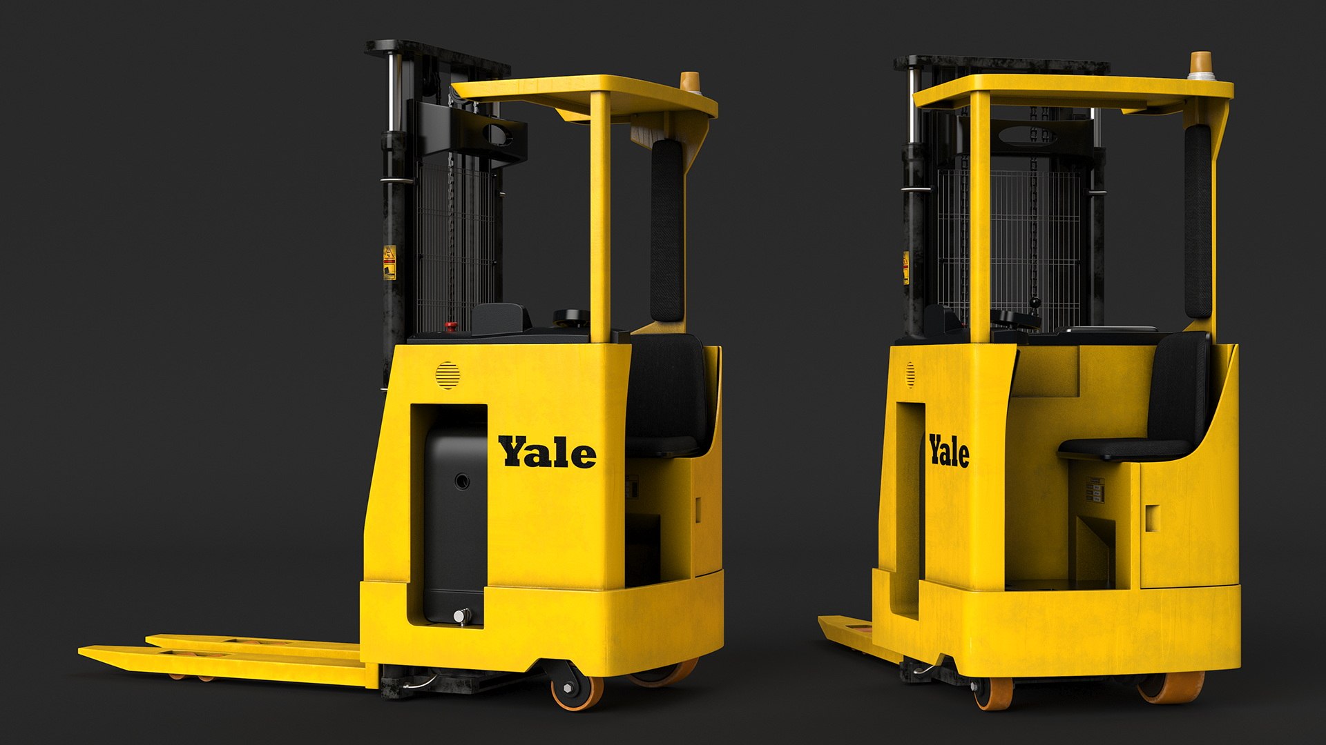 3D Industrial Rider Stacker Model - TurboSquid 2198558