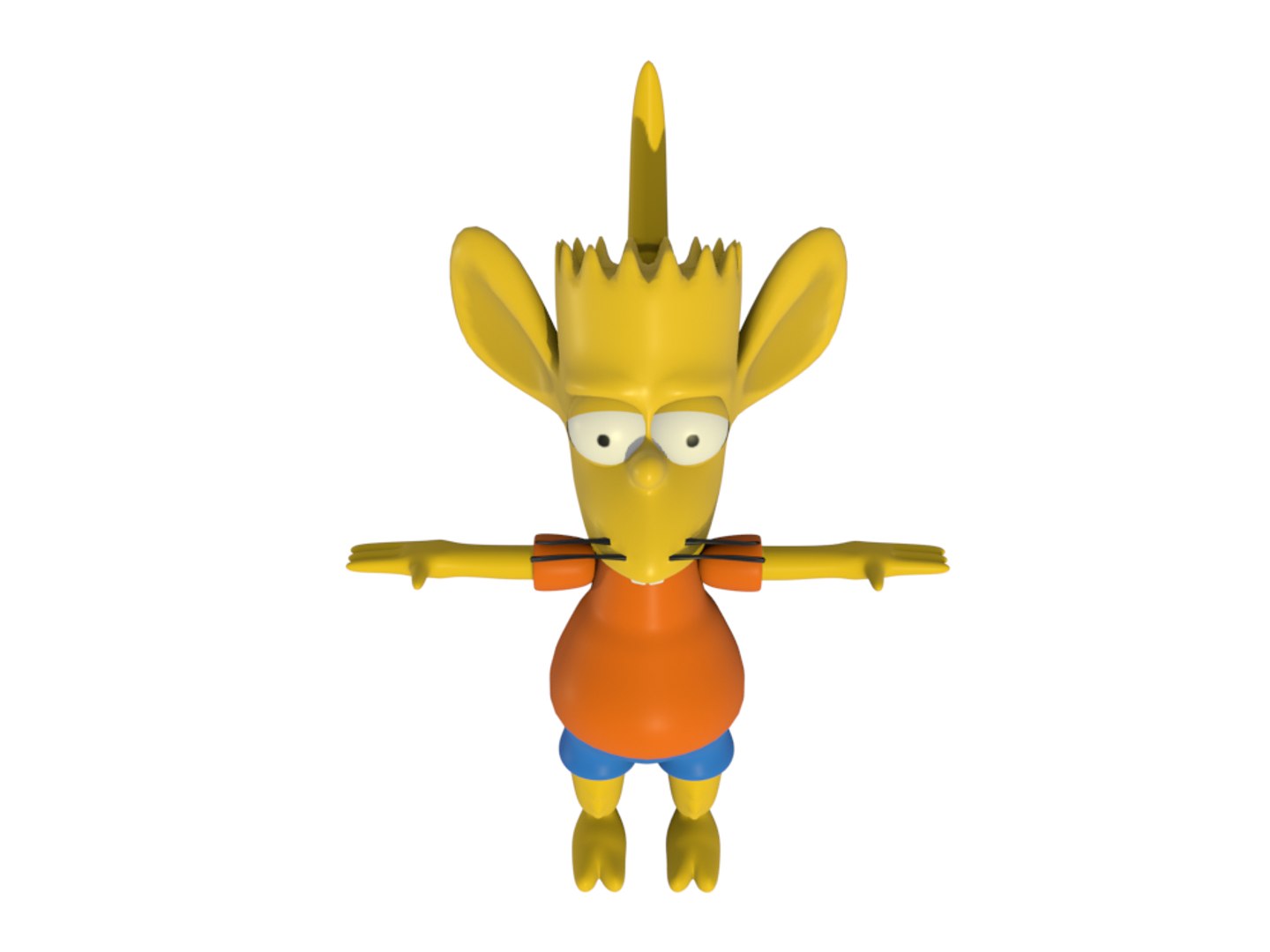 Bart Simpson Rigged Character 3D Model - TurboSquid 1564014