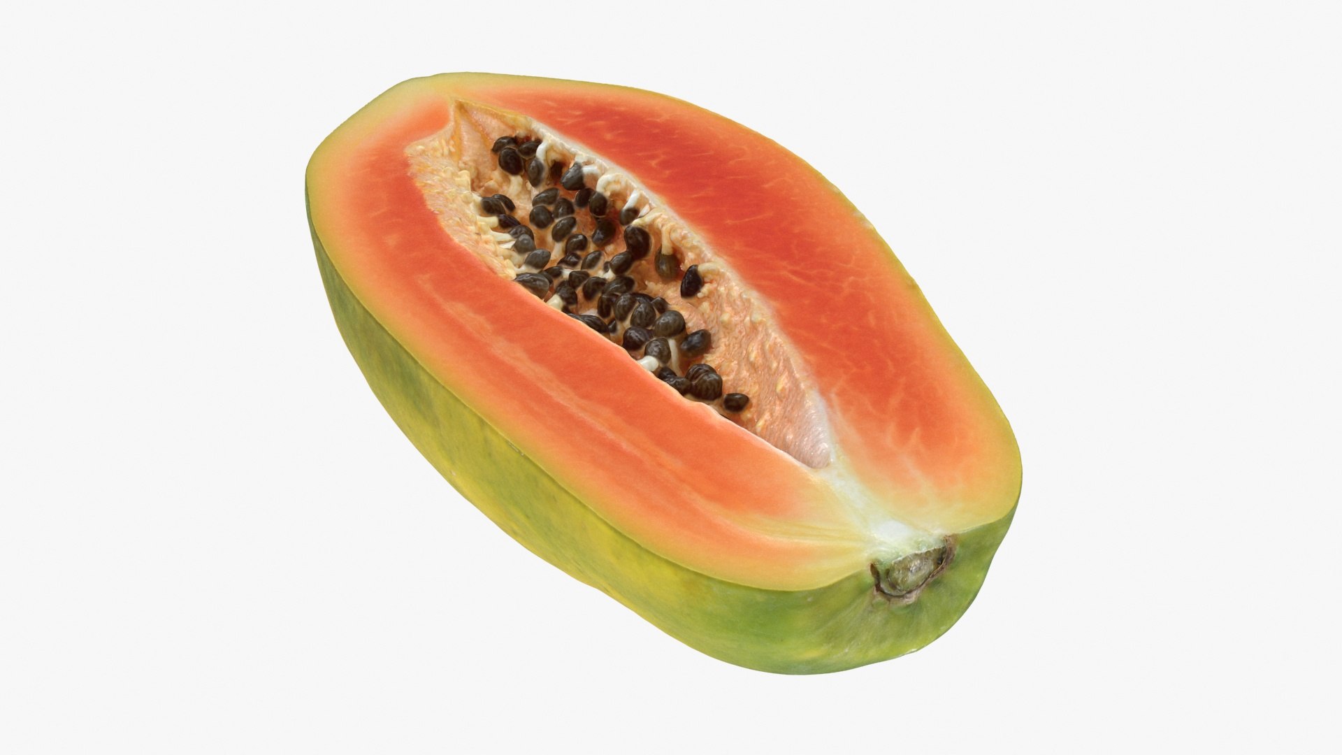 3D model Papaya Half 01 - TurboSquid 2134845