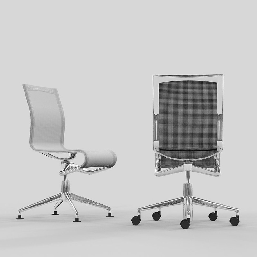 Chair Rollingframe Alberto 3d Model