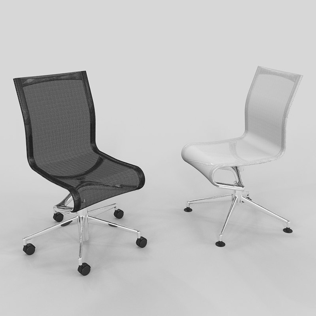 Chair Rollingframe Alberto 3d Model