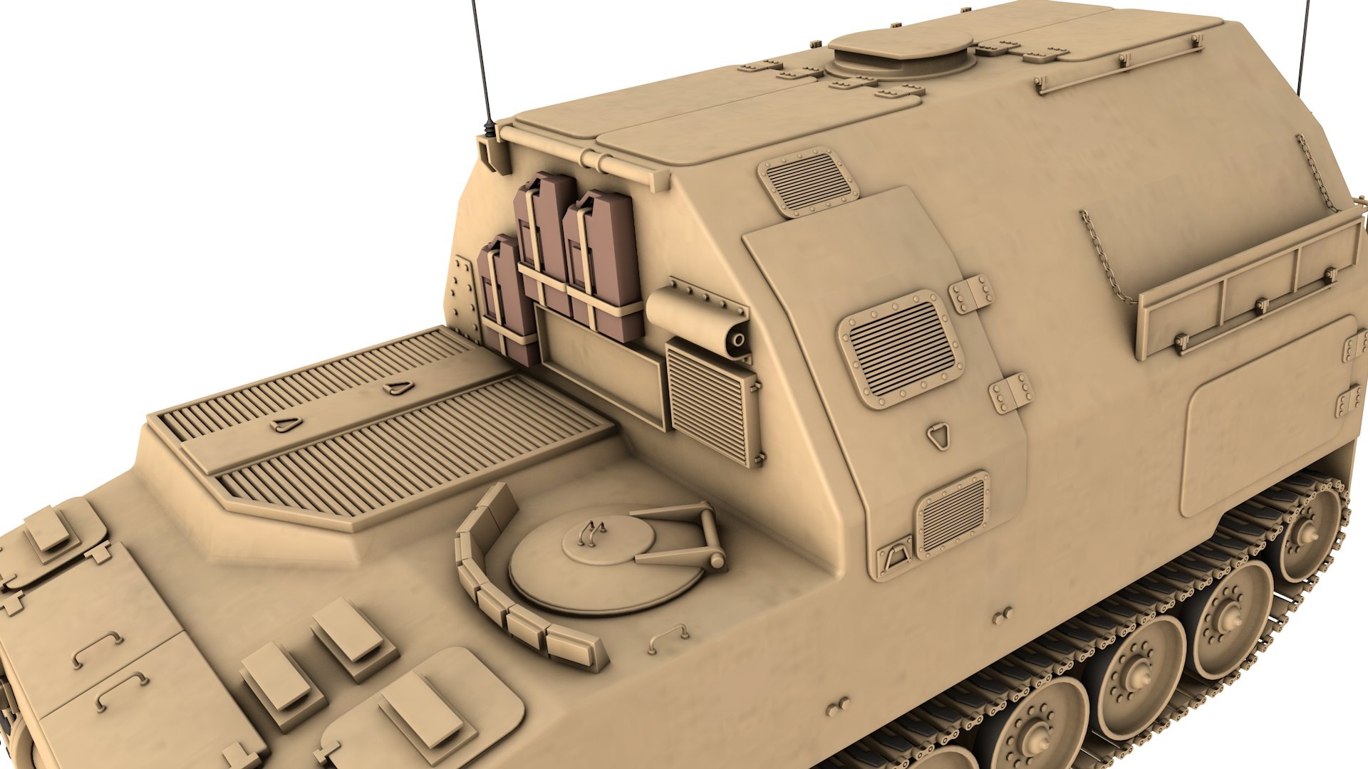 3D M992 Field Artillery Ammunition Support Vehicle - TurboSquid 2343509