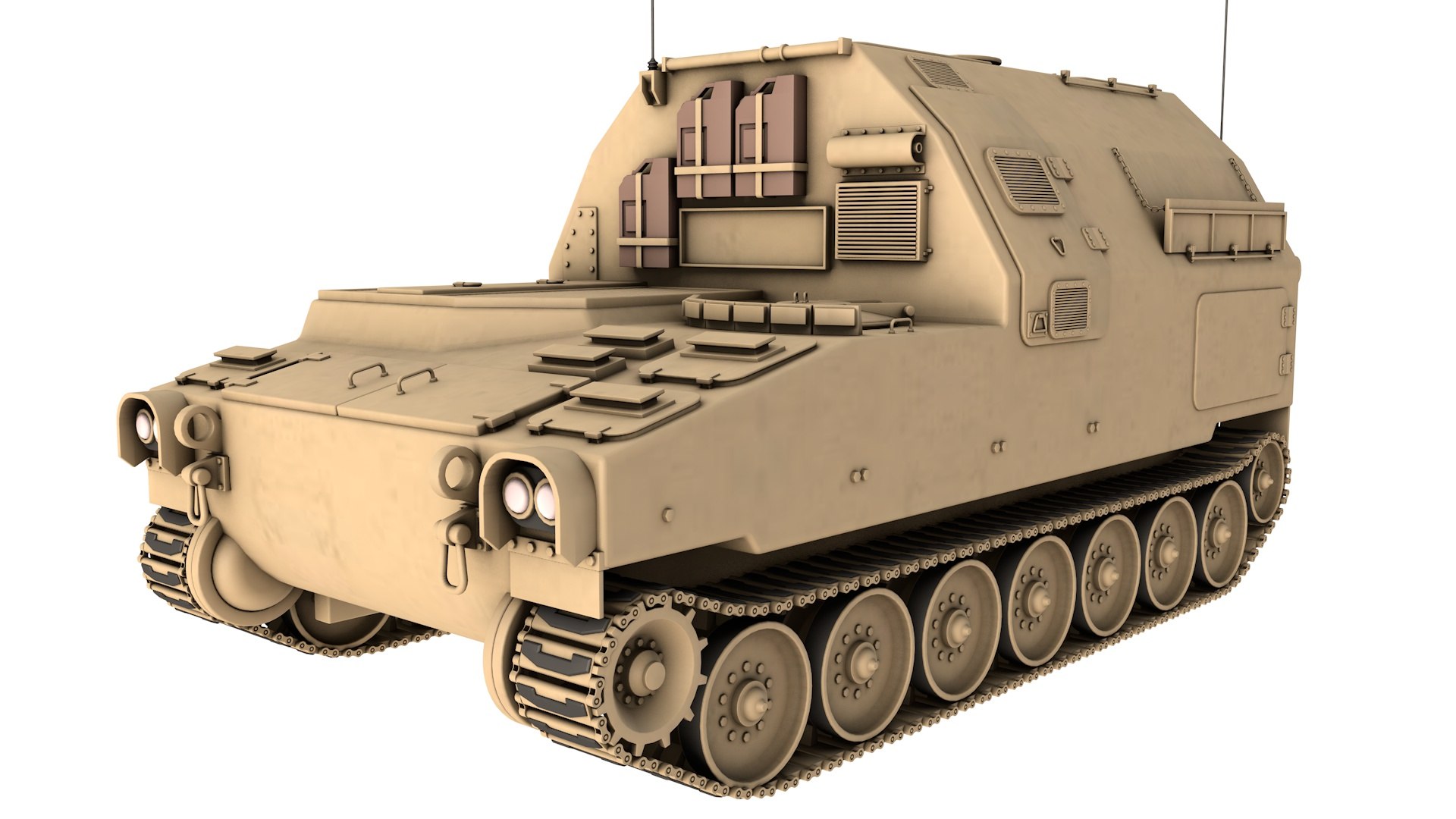 3D M992 Field Artillery Ammunition Support Vehicle - TurboSquid 2343509