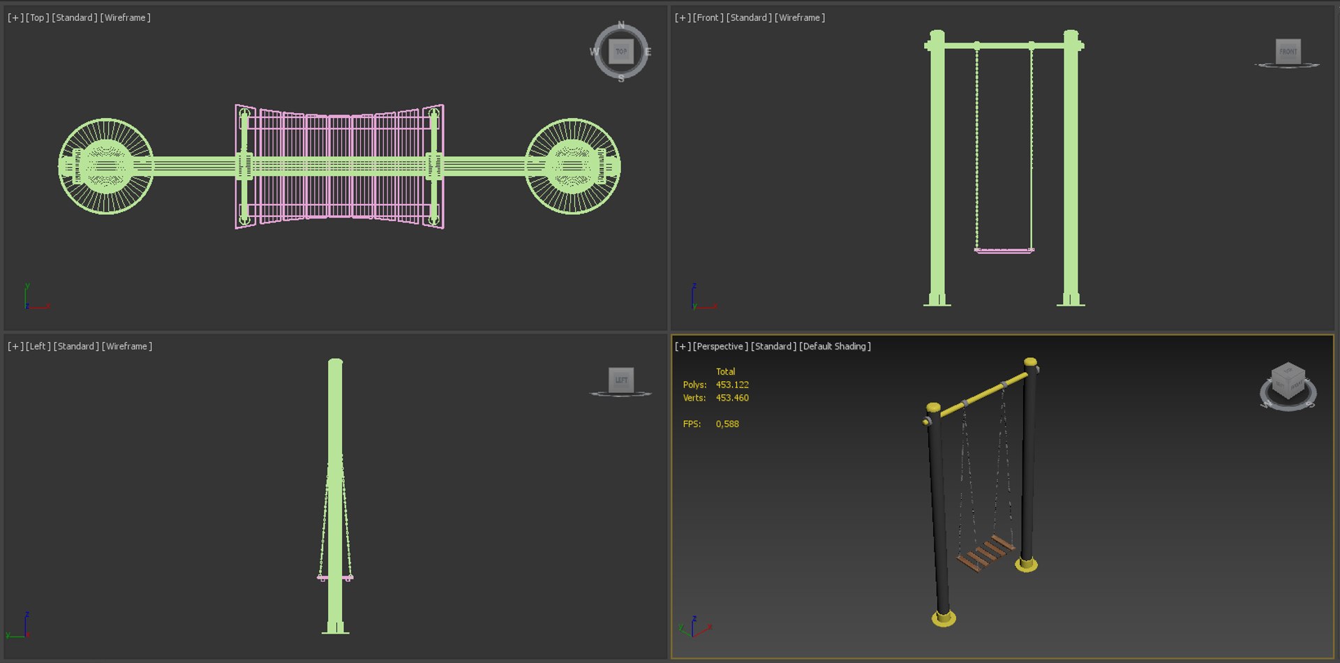 Swing 3D Model - TurboSquid 2160760