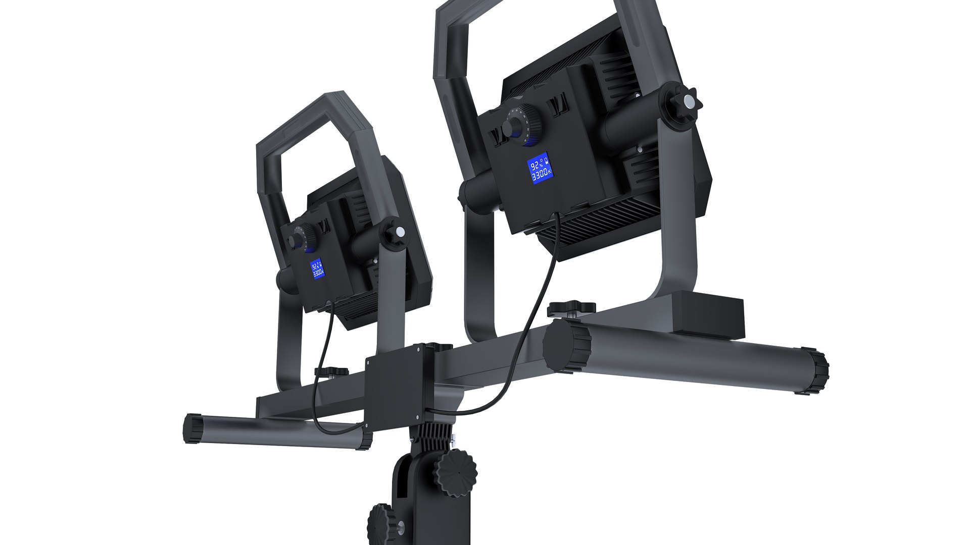 3D Detailed Mobile Work Light - TurboSquid 2278563