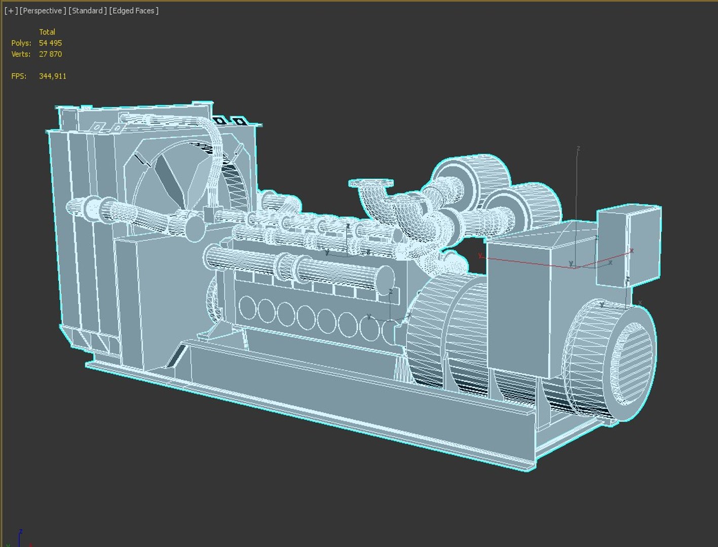 Diesel Power Plant 3D Model - TurboSquid 1661113