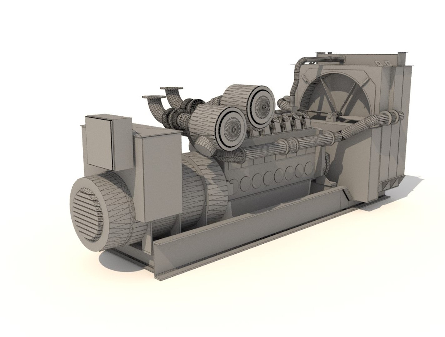Diesel Power Plant 3D Model - TurboSquid 1661113