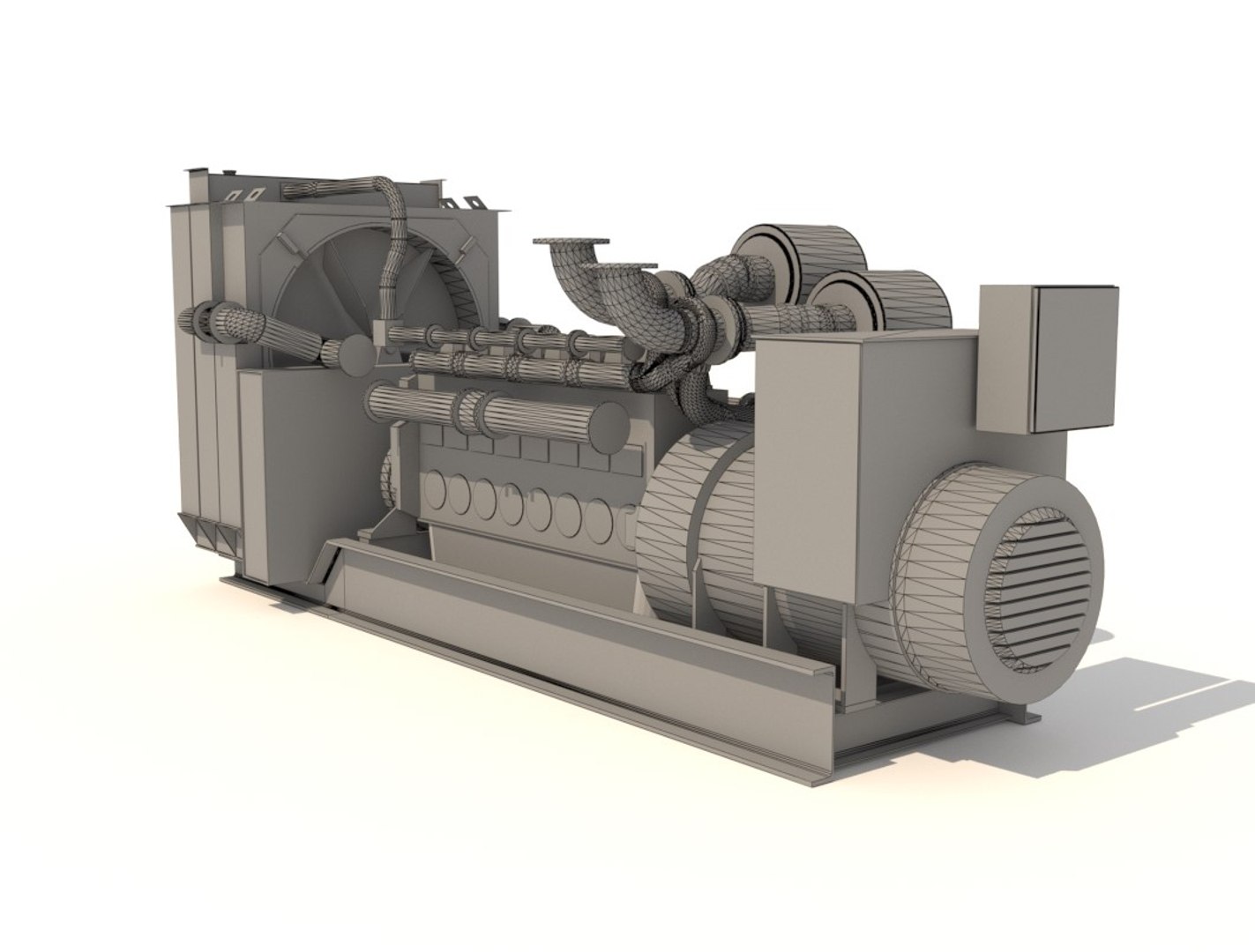 Diesel Power Plant 3D Model - TurboSquid 1661113