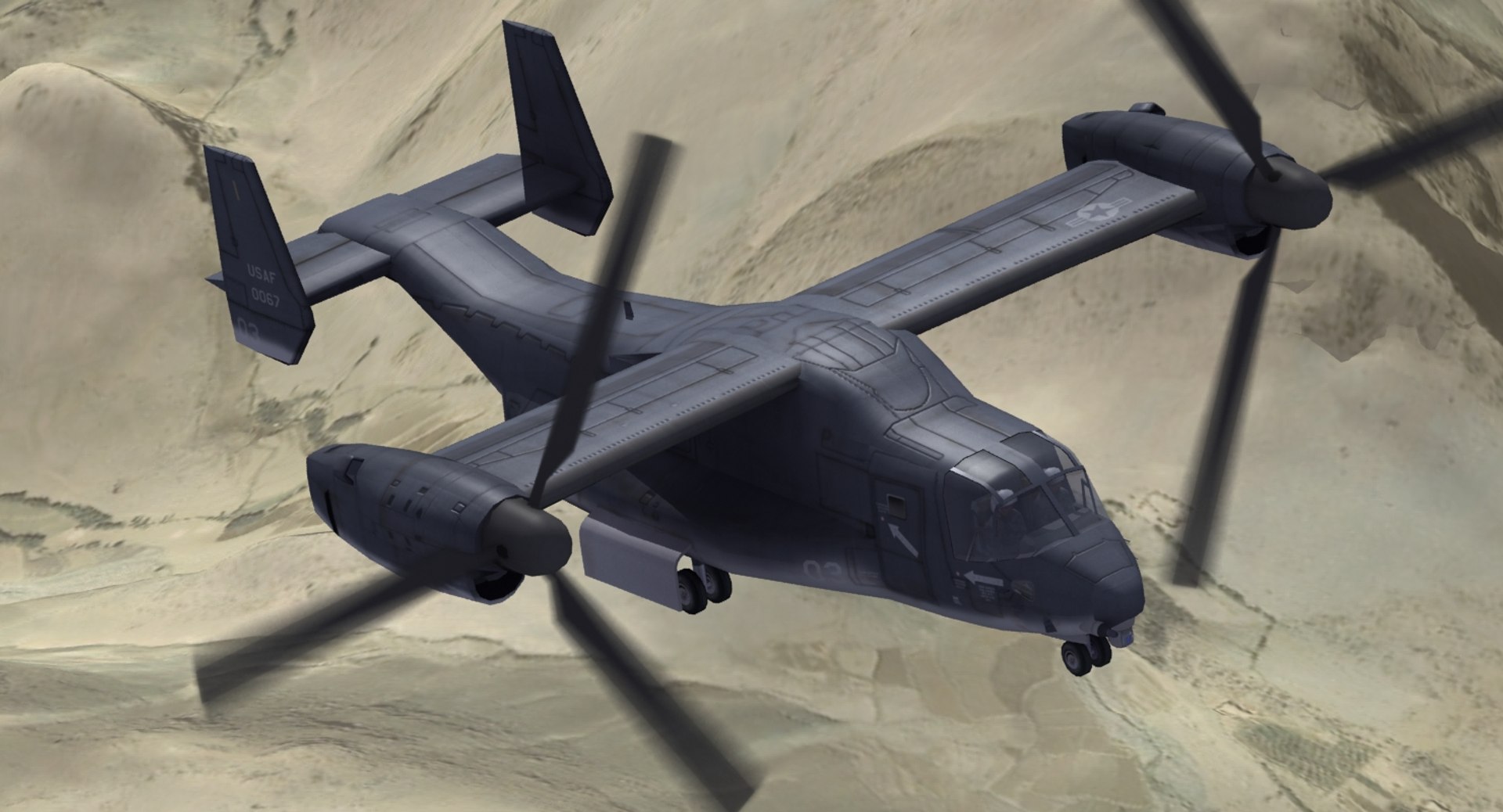Air Force Cv-22b Osprey 3D Model - TurboSquid 1165225