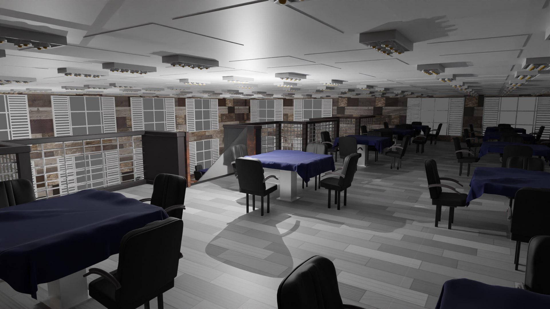 Restaurant Interior 3D Model - TurboSquid 2178831