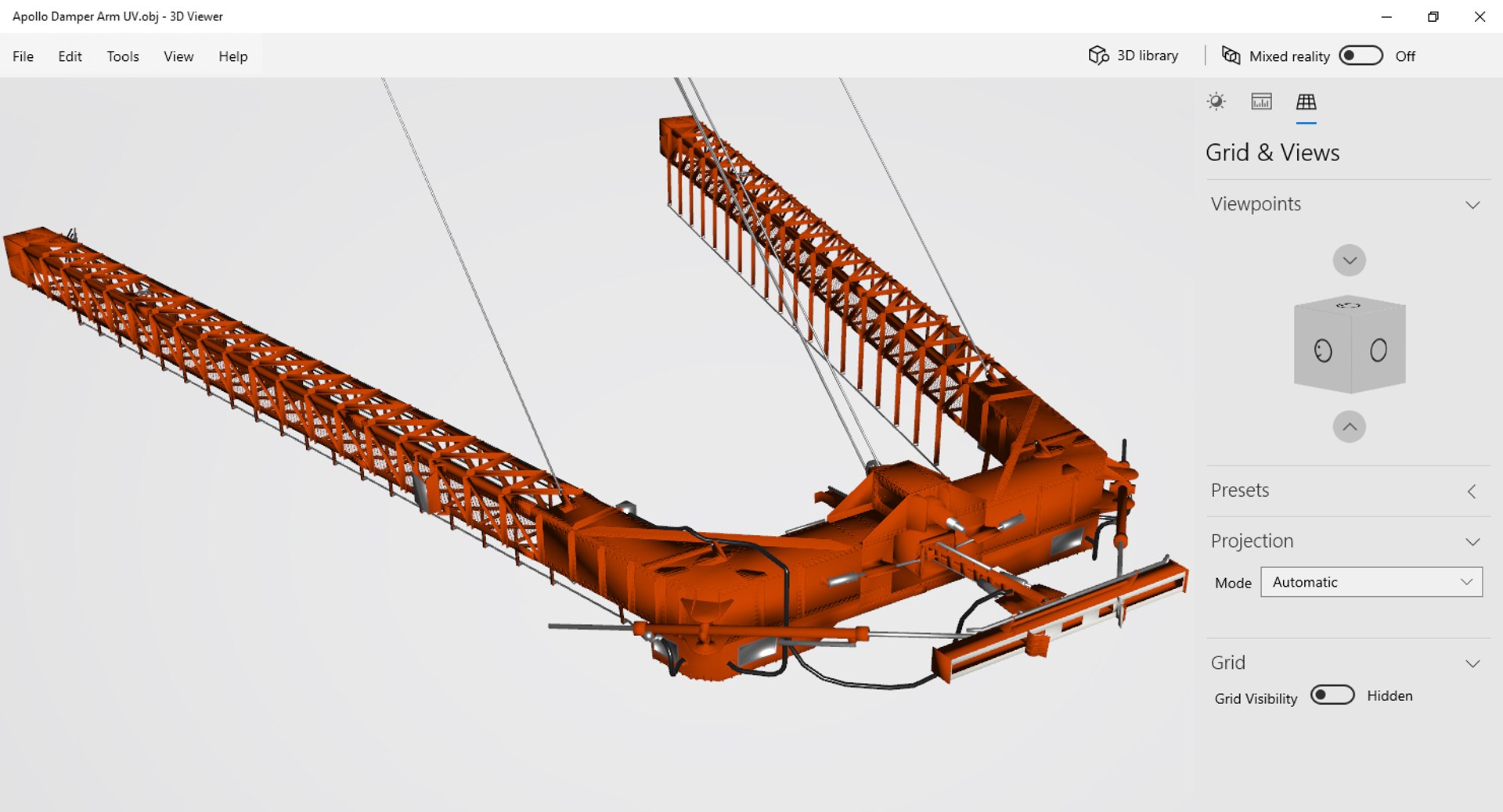 3D Model Drrs Damper Arm Apollo - TurboSquid 1412988