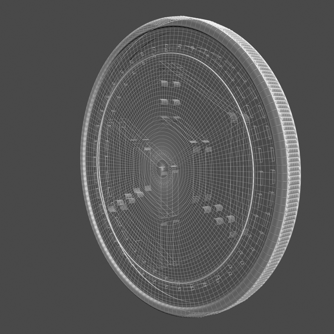 3D Enigma Cryptocurrency Gold Coin Model - TurboSquid 1855926