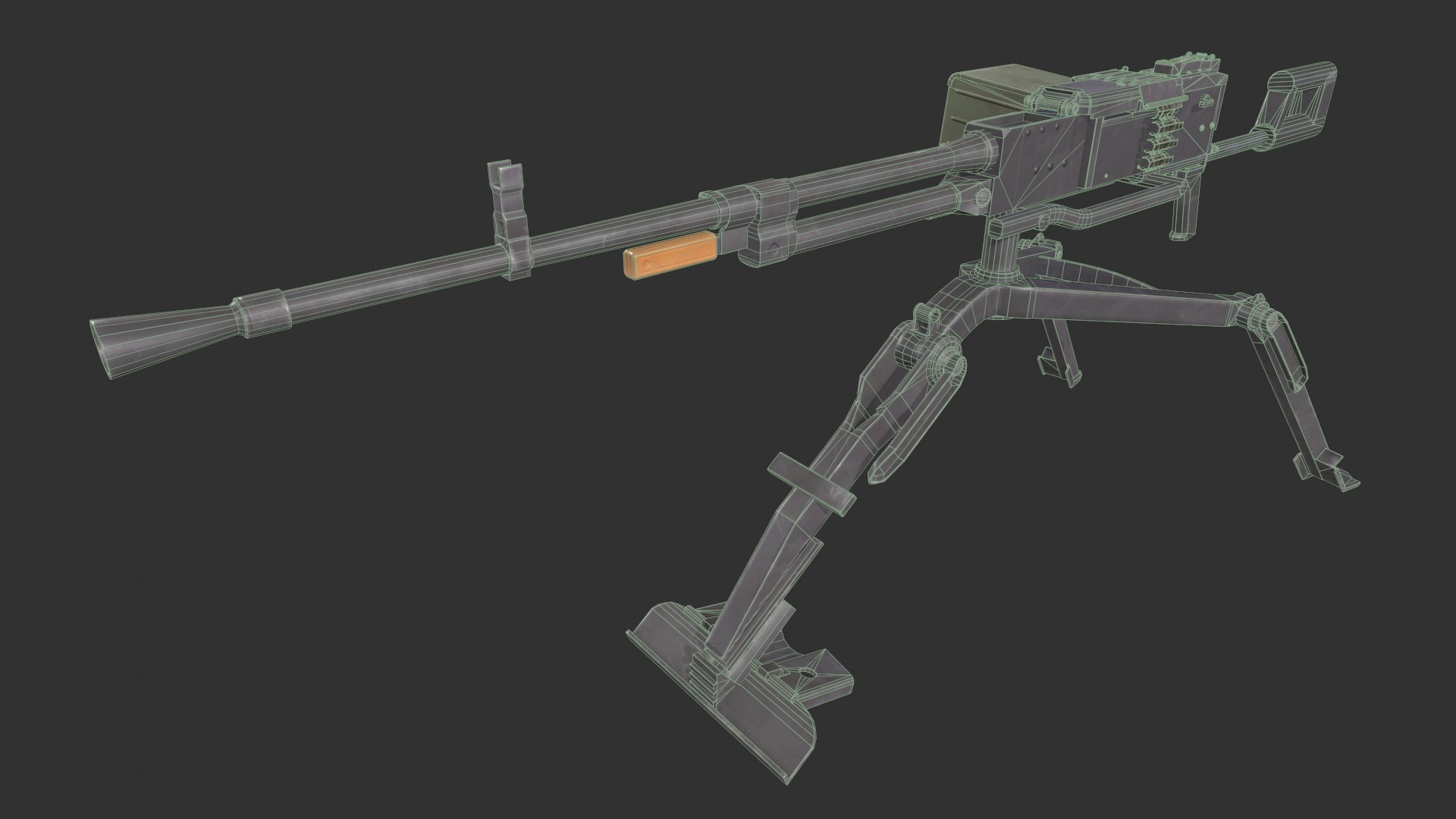 3D KORD Machine Gun - TurboSquid 2114355