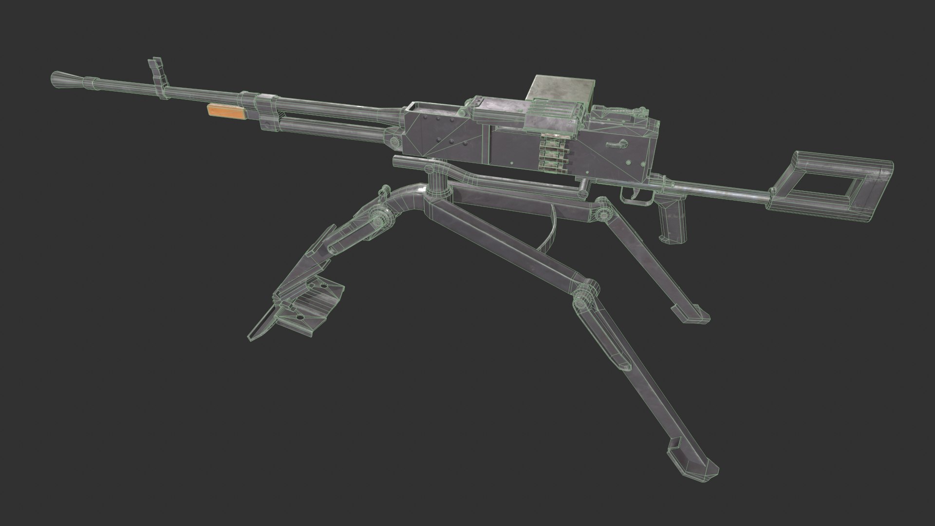 3D KORD Machine Gun - TurboSquid 2114355