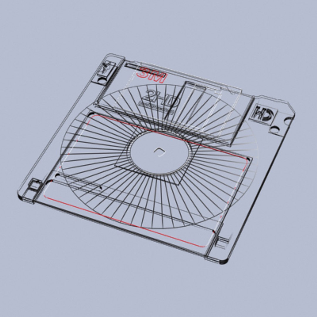 3d Model Floppy Disk