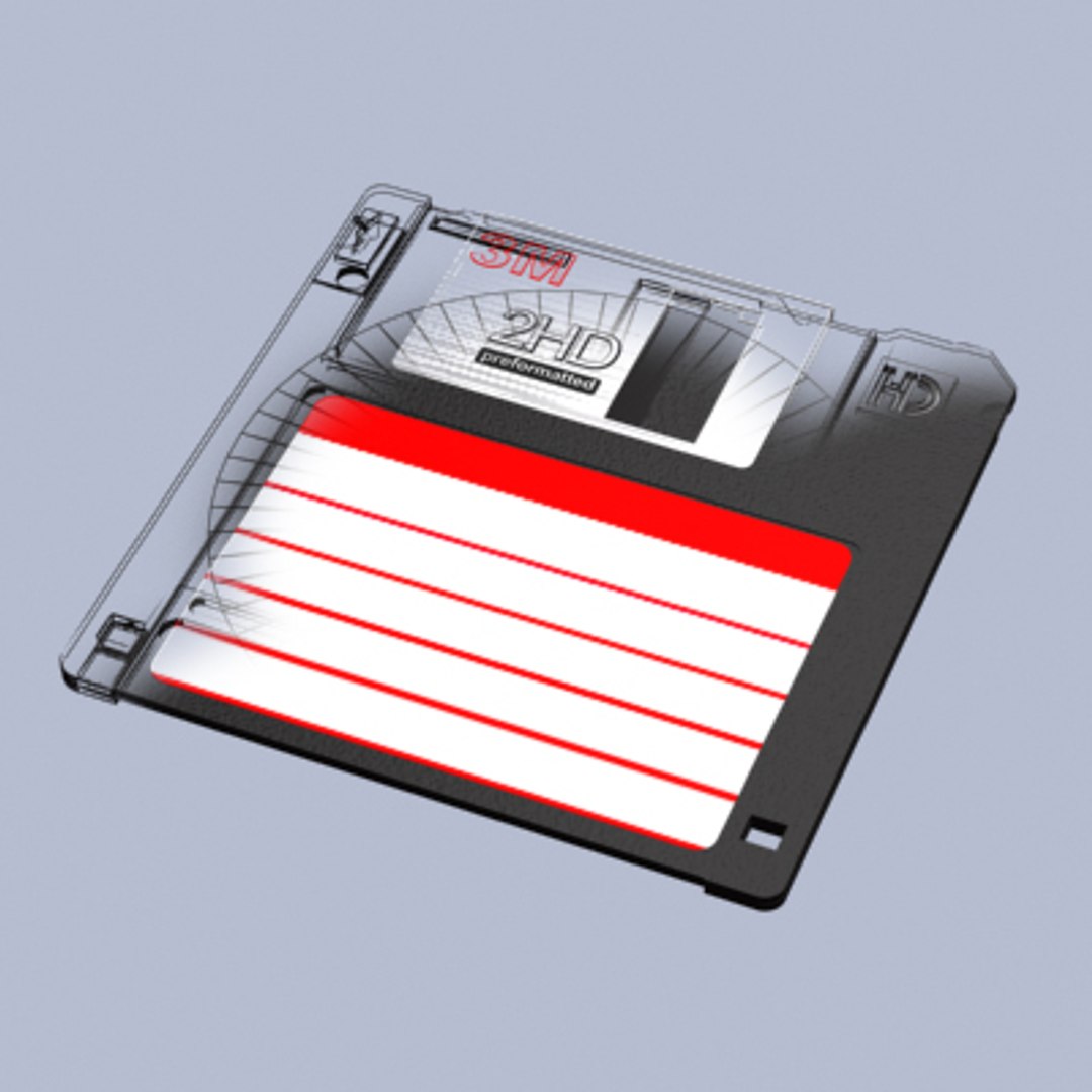 3d Model Floppy Disk