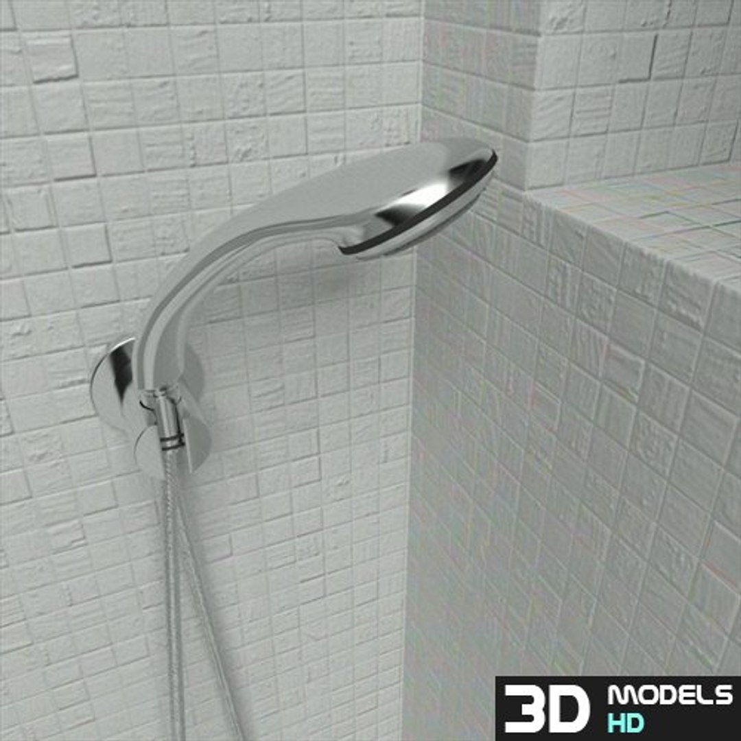 Bathroom Shower 3d Model