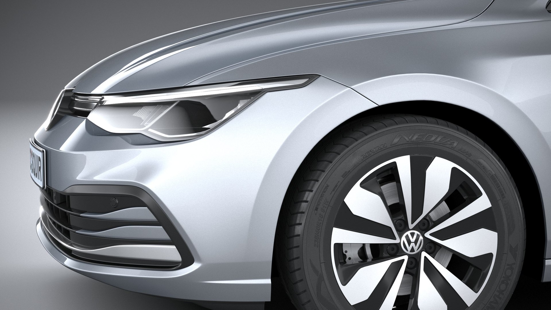 3D Volkswagen Golf LIFE 2023 Model - TurboSquid 2014662