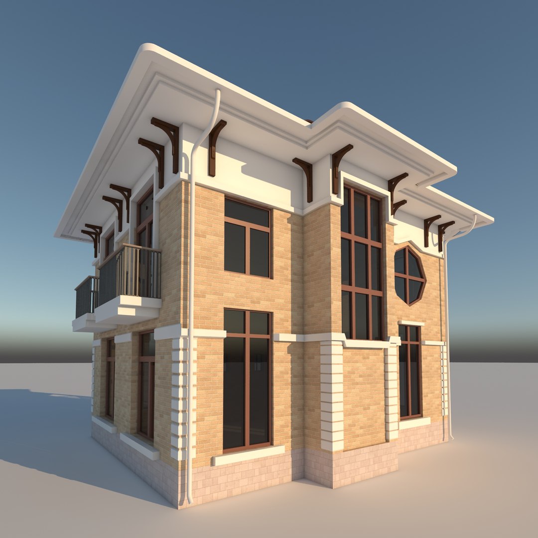 Family House Model - TurboSquid 1827817