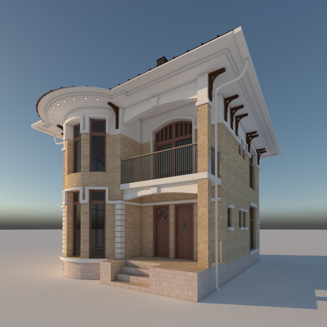 Family House Model - TurboSquid 1827817