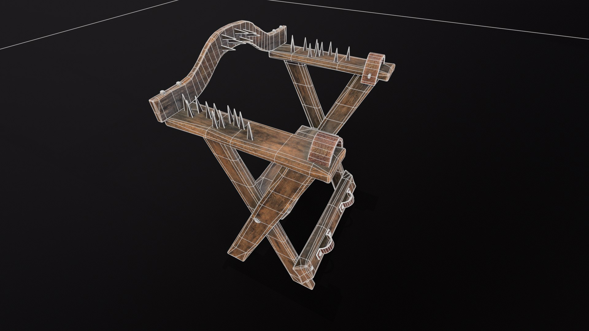 Spiked Torture Chair 3D Model - TurboSquid 2198293