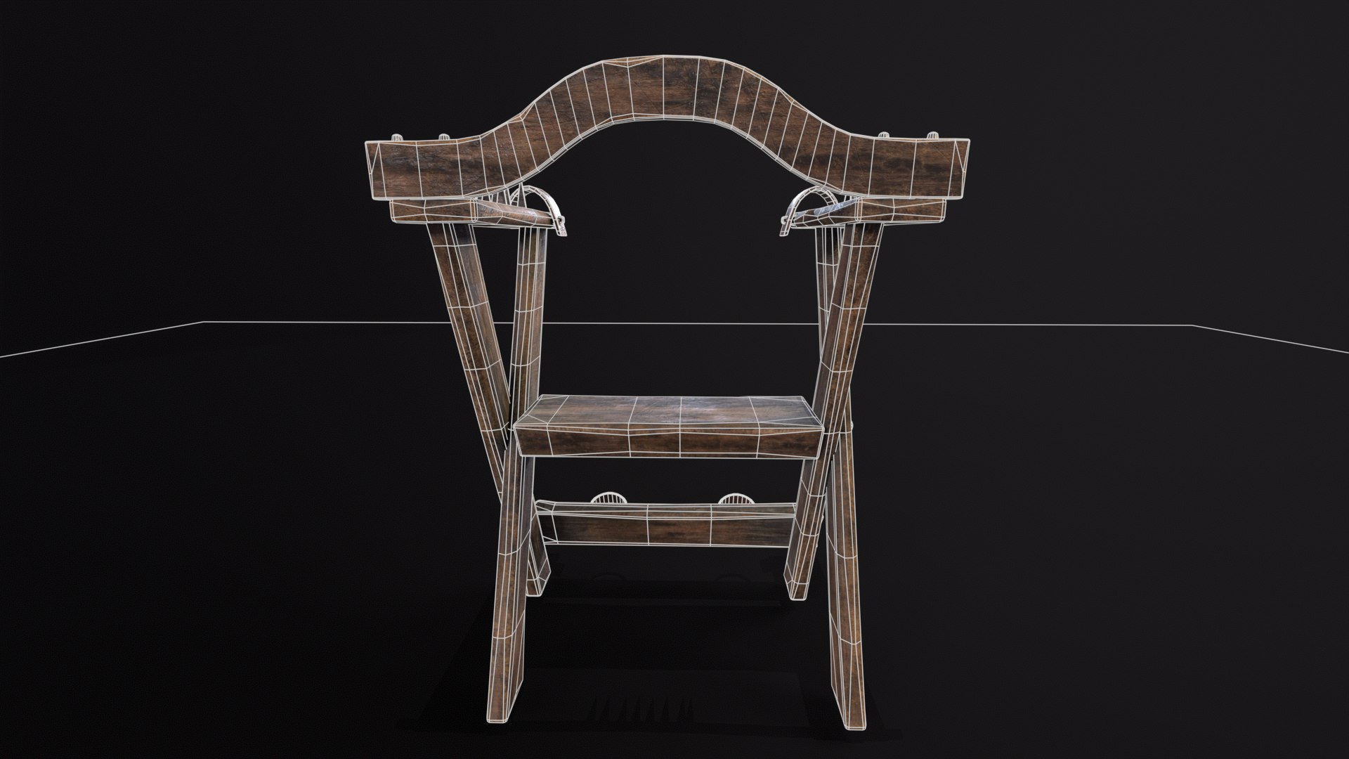 Spiked Torture Chair 3D Model - TurboSquid 2198293