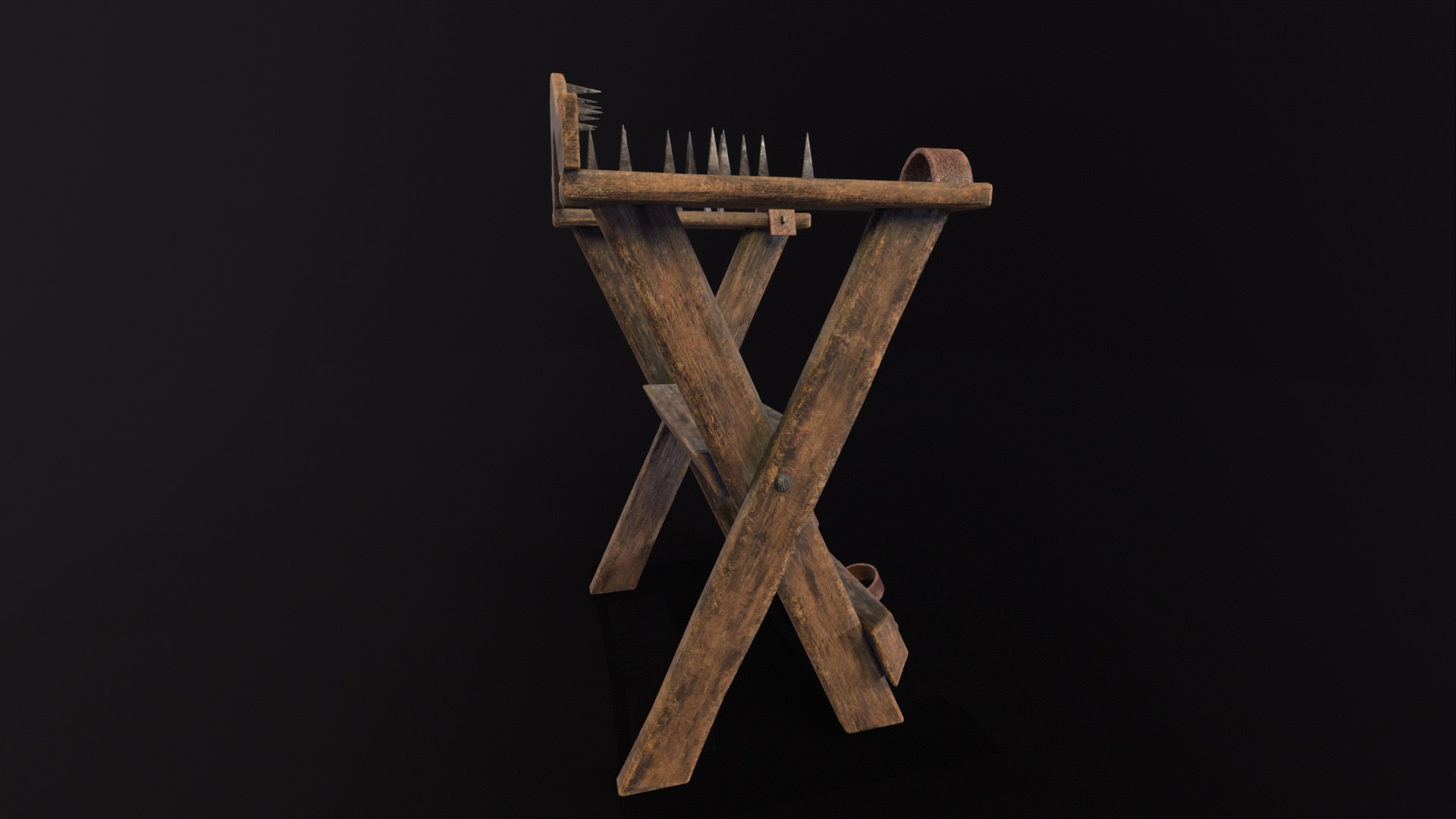 Spiked Torture Chair 3D Model - TurboSquid 2198293