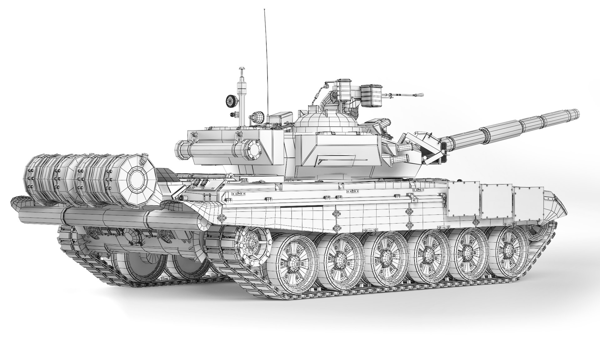 3D Tank T-90A 2010 - TurboSquid 2026788