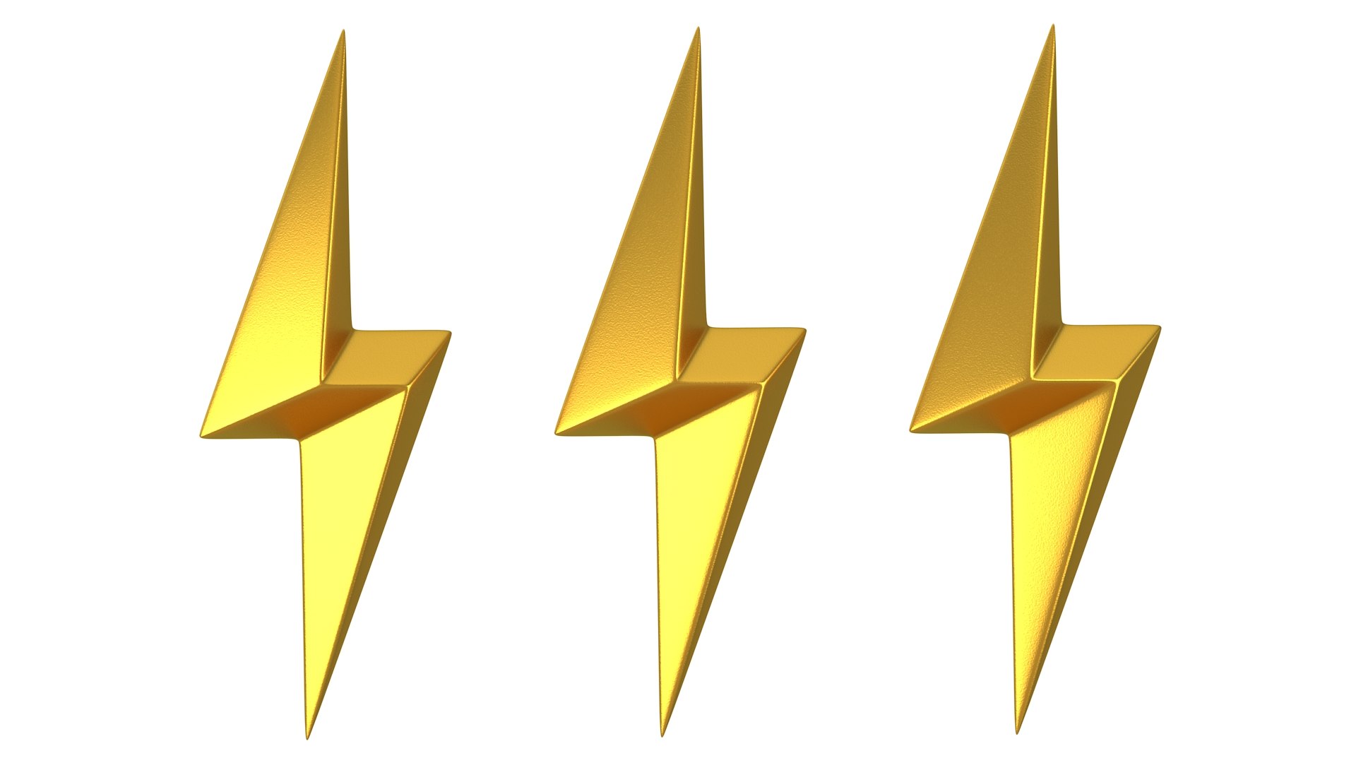 Lightning Symbol 3D Model - TurboSquid 1713561