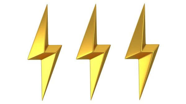 modelo 3d Símbolo de rayo 01 - TurboSquid 1713561