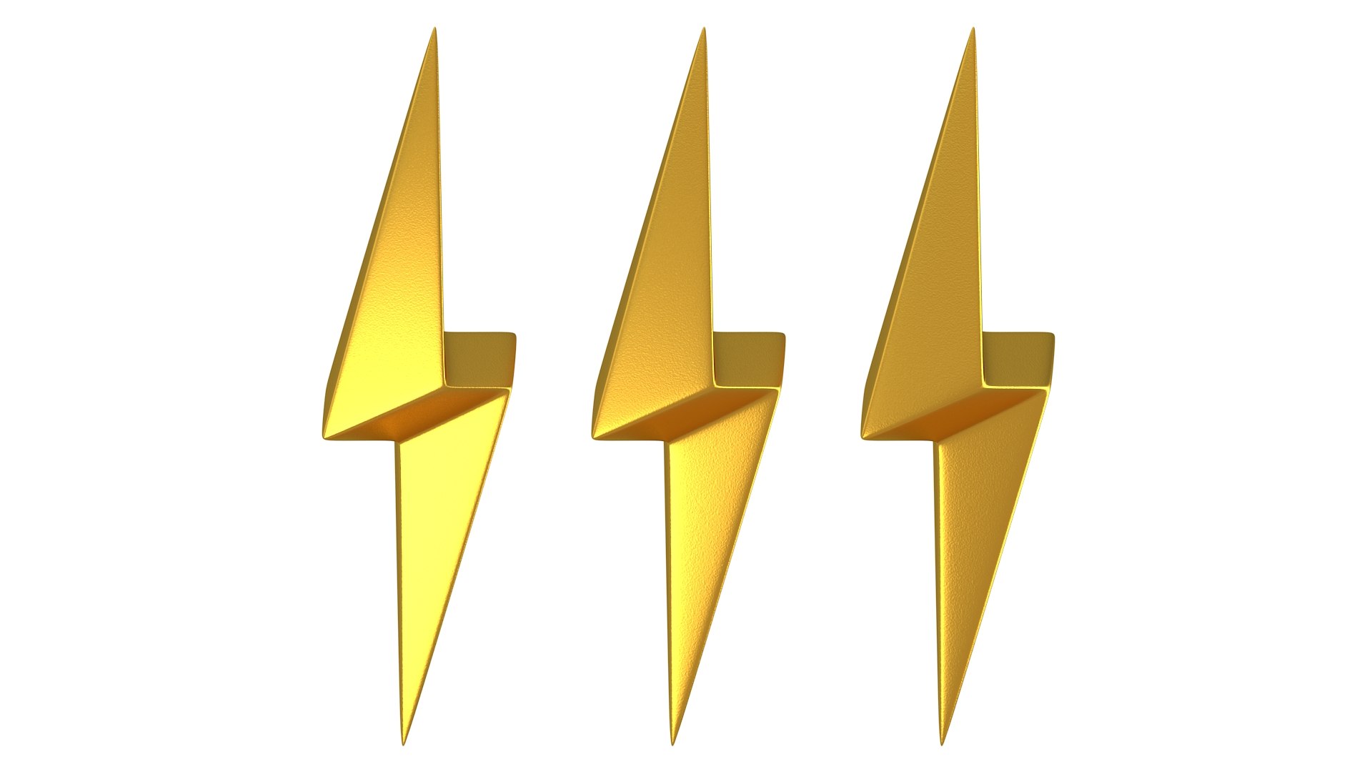 Lightning Symbol 3D Model - TurboSquid 1713561