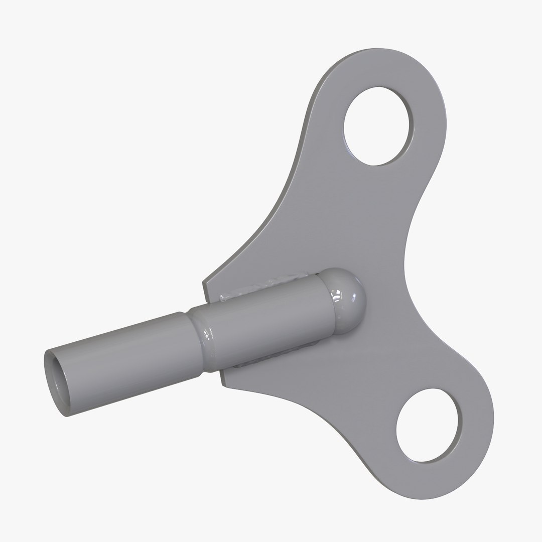 Wind-up key clock 3D - TurboSquid 1280695