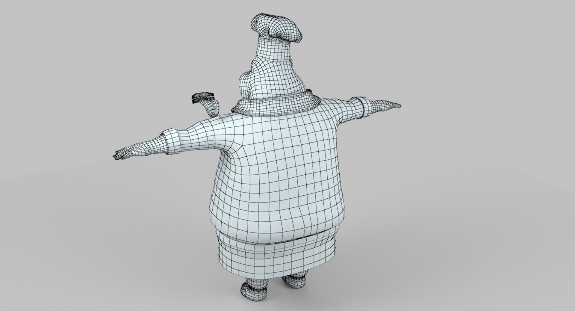 Fat Chef 3D Model - TurboSquid 1294519