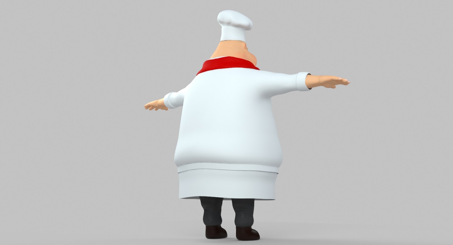 Fat Chef 3D Model - TurboSquid 1294519