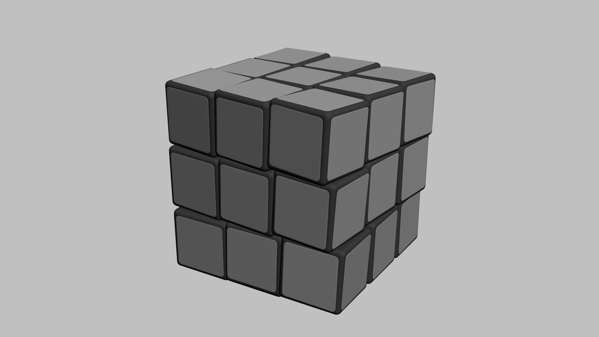 3d realistic rubik s cube