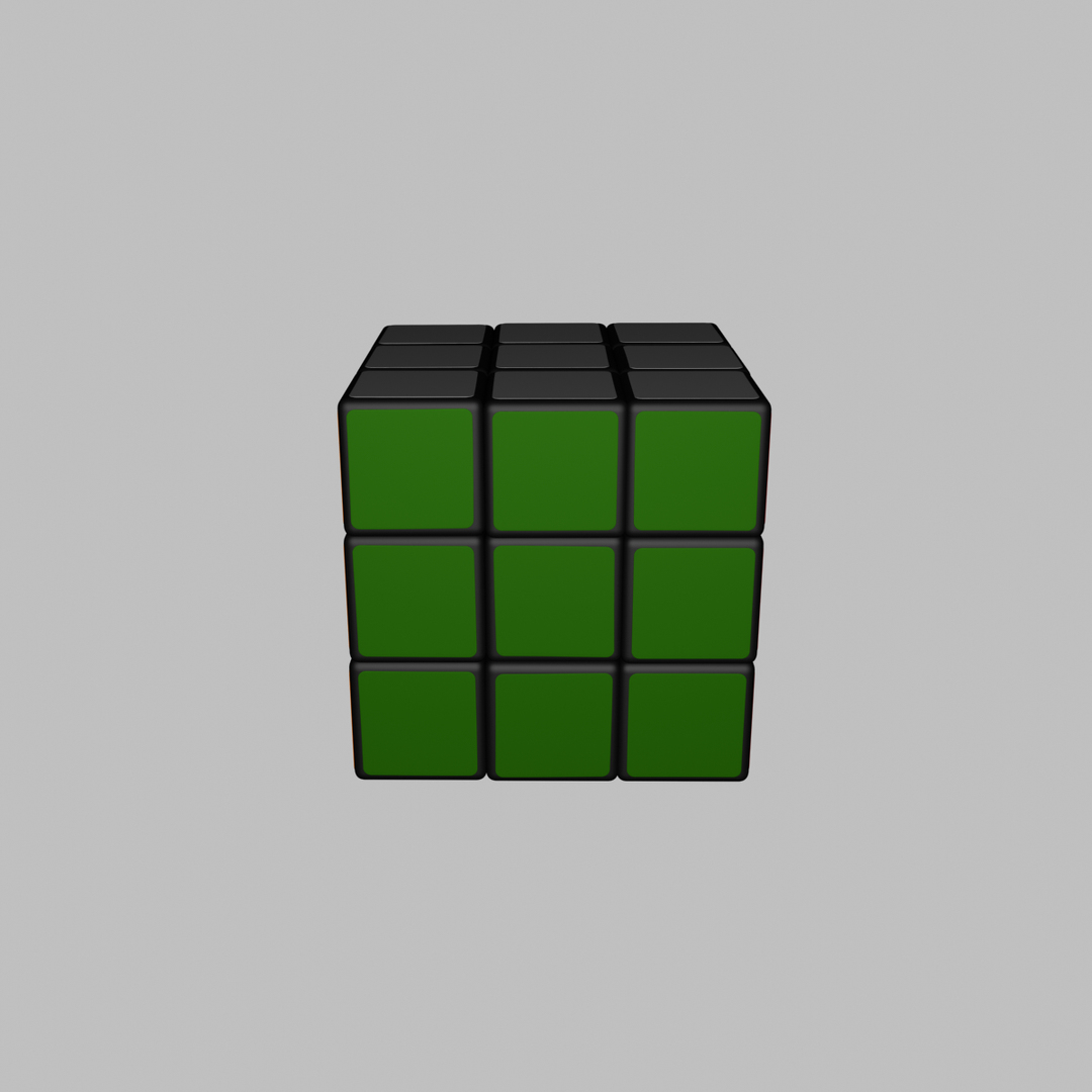 3d realistic rubik s cube