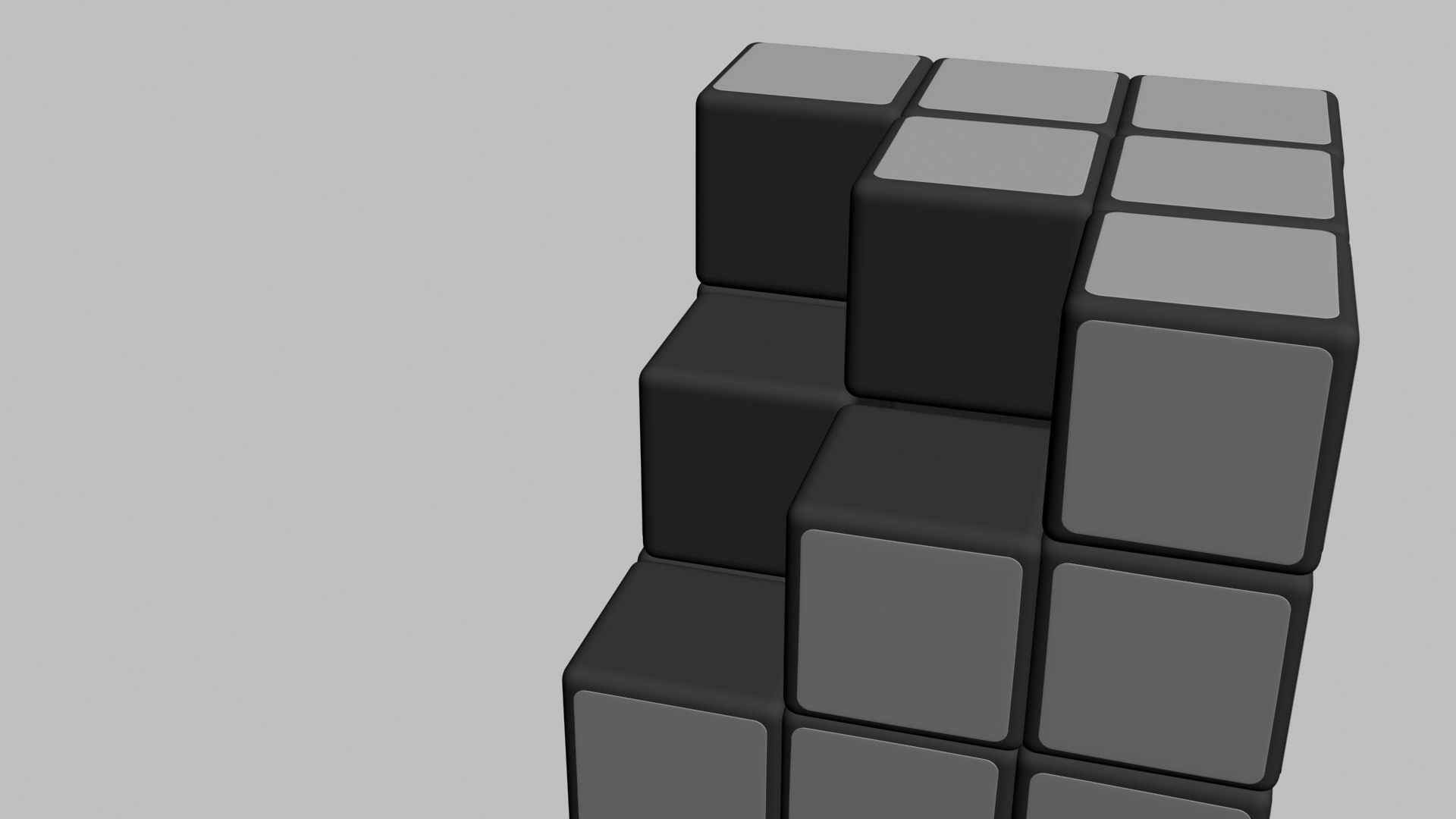 3d realistic rubik s cube